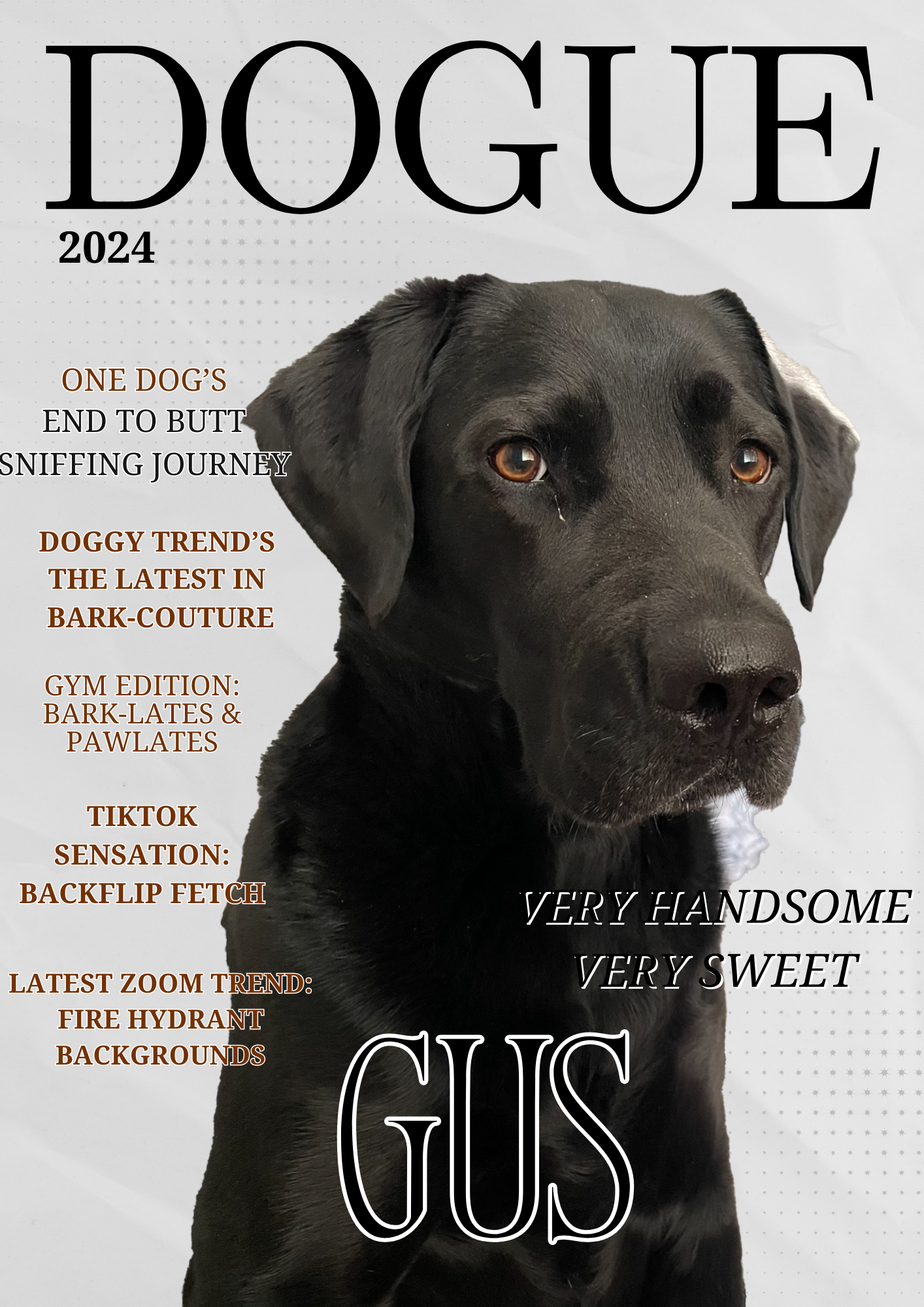 Digital Dogue Magazine Cover